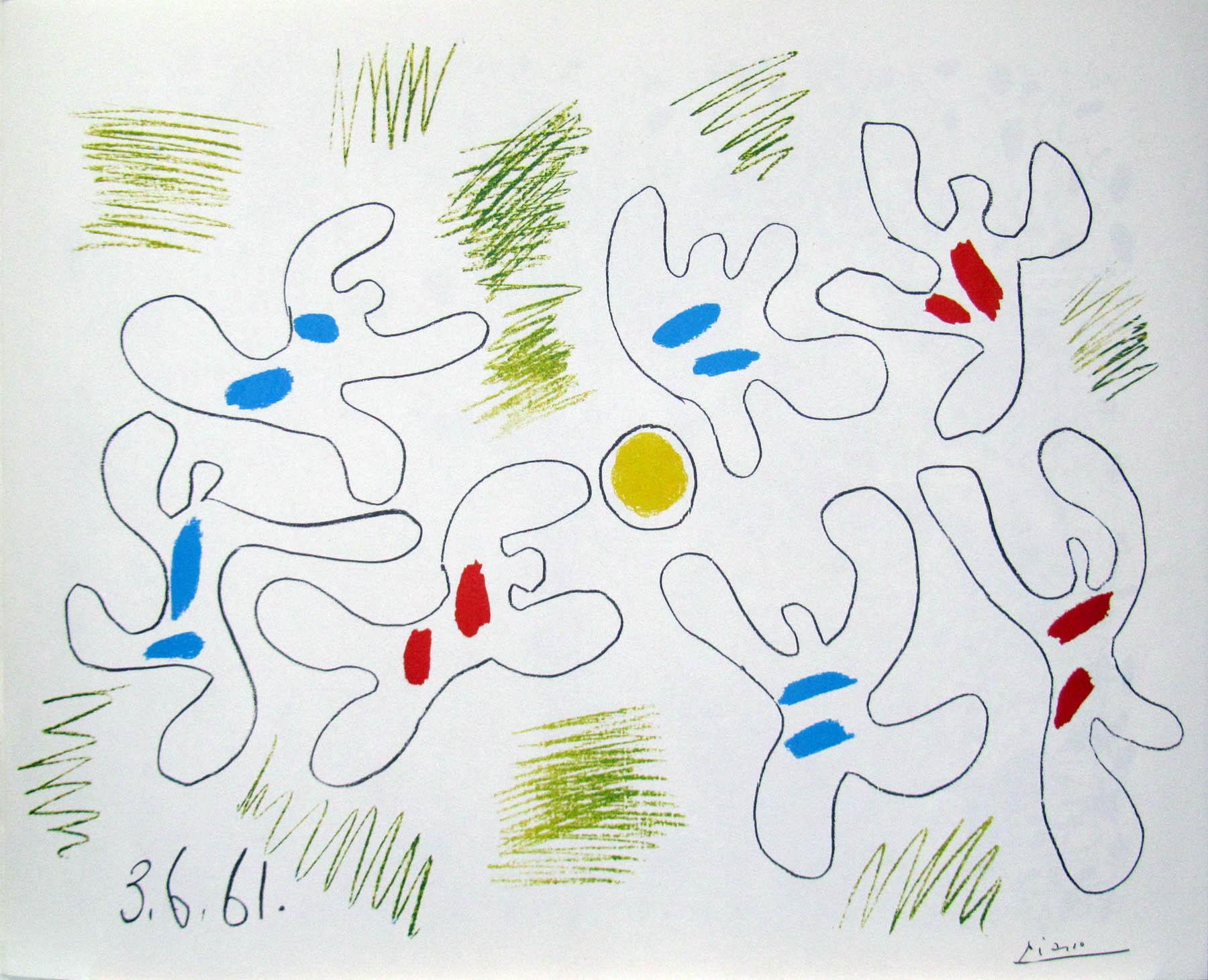 Partido de fútbol (1961) Picasso